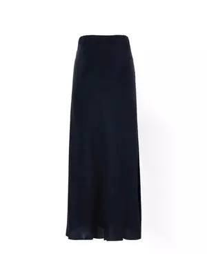 Max Mara Sospiro Logo-embroidered Elasticated Maxi Skirt