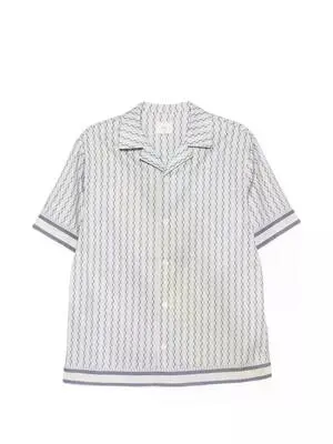 CHE Galliano Border-print Shirt - White