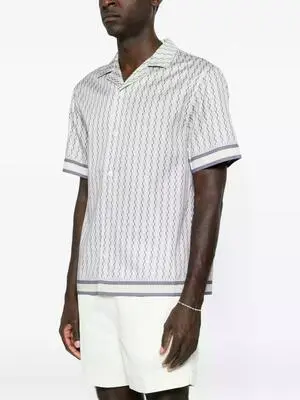 CHE Galliano Border-print Shirt