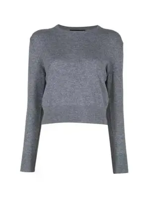 NILI LOTAN Tamra Ribbed-trims Sweater