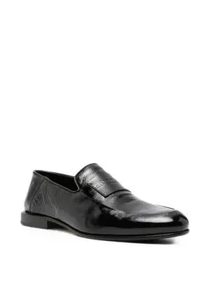 Givenchy Logo-plaque Leather Loafers