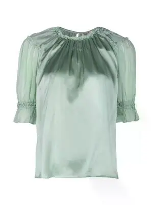 Ulla Johnson Alina Blouse - Green
