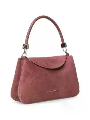 COCCINELLE Suede Braided-handle Tote Bag