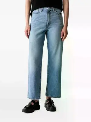 LEVI'S Logo-patch Straight-leg Jeans - Blue