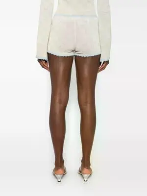 ASTA RESORT Millie Scalloped-trim Shorts