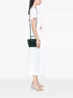 Celine 2020 Grained Calfskin Belt Bag Satchel - Green