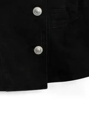 MARANT ETOILE Asymmetric-fastening Denim Jacket