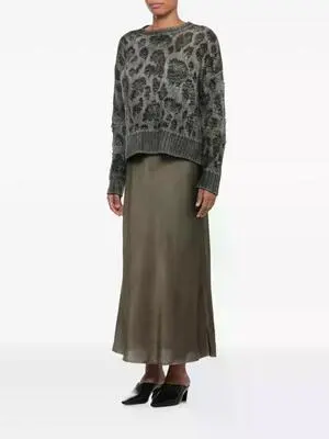 Avant Toi Leopard-print Knit Sweater
