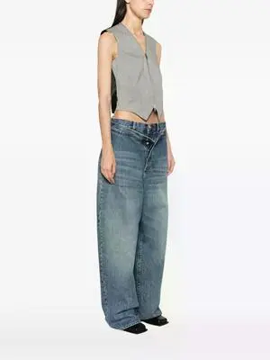 Alexander Wang Continuous Loop Zipper Tailored Vest