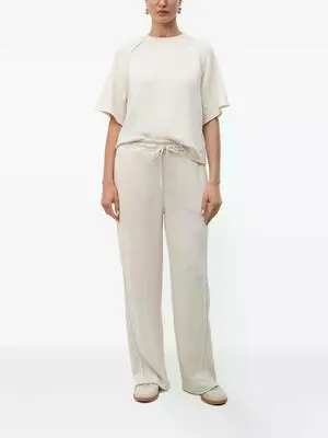 BOSS Drawstring-waist Wide-leg Track Pants