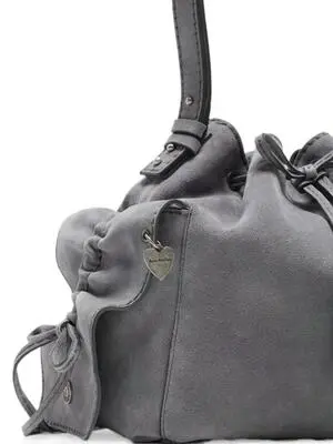 Acne Studios Ruffled Leather Shoulder Bag