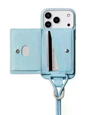 OBJCTS.IO Grained Leather Strap Iphone Case