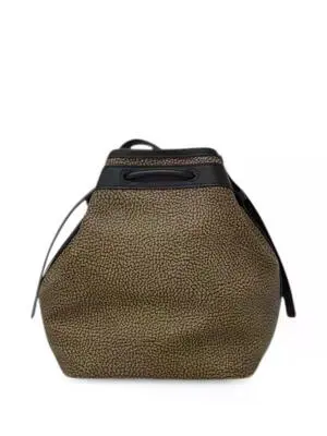 Borbonese Drawstring-fastening Bucket Bag