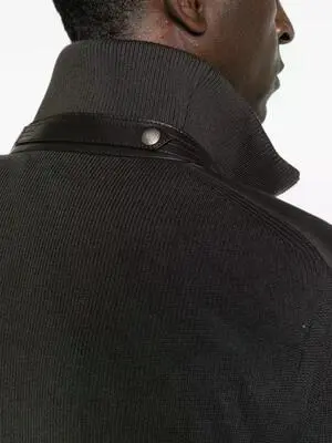 TOM FORD Quilted Panel Zip-up Jacket