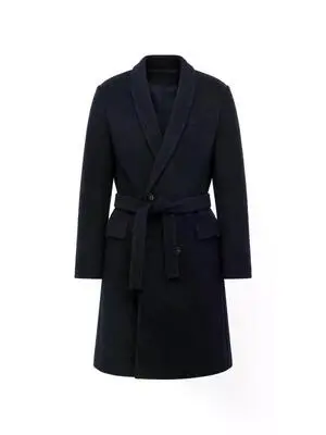 PAOLO PECORA Belted Wool Coat