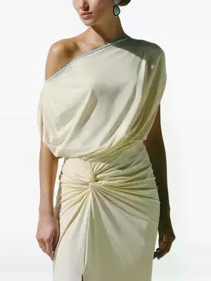 BAOBAB Knot-detail Ruched Maxi Dress