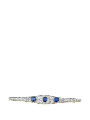 LB EXCLUSIVE Sapphire And Diamond Brooch