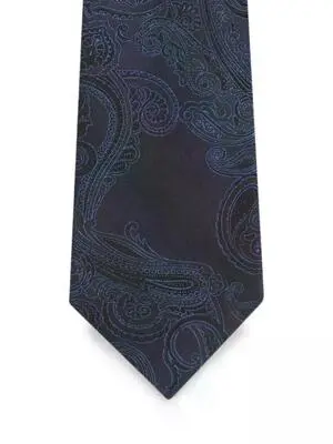 Etro Silk Jacquard Tie With Paisley Motif