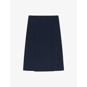 Marni Techno Wool-blend Midi Skirt