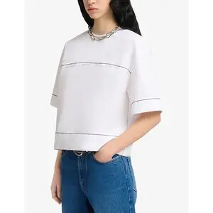 Marni Exposed Seams Cotton T-shirt - 00w01