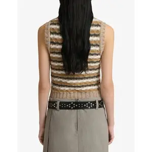 Marni Jacquard Shetland Wool-blend Vest