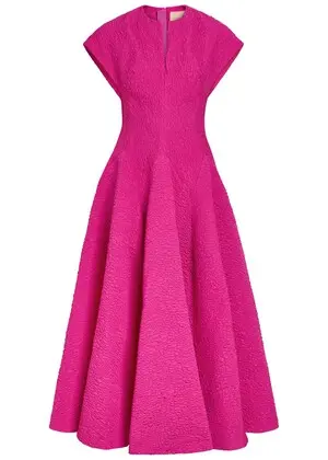 ROKSANDA Rova Cloqué Midi Dress
