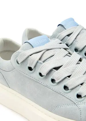 CLEENS Ace Panelled Leather And Suede Sneakers