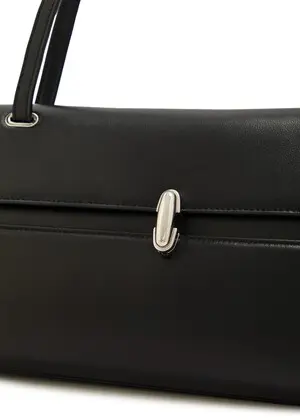 Savette Trapeze Leather Shoulder Bag