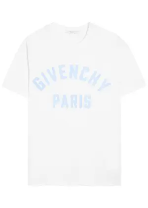 Givenchy Logo-appliquéd Cotton T-shirt - White