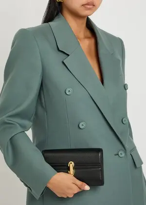 Savette Symmetry Grained Leather Mini Bag