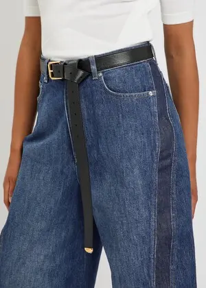 Givenchy Panelled Barrel-leg Jeans