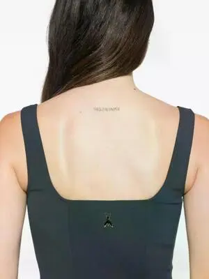 Patrizia Pepe Button-up Stretch-crêpe Top