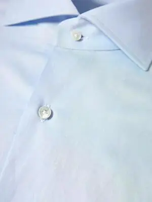 BARBA NAPOLI Spread-collar Long-sleeve Shirt