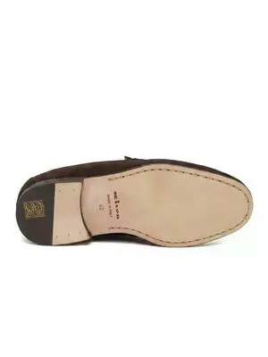 Kiton Suede Almond-toe Loafers