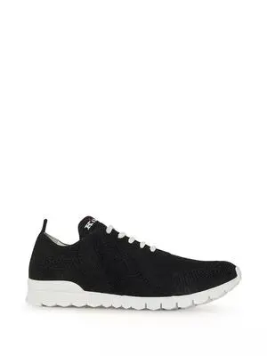 Kiton Knitted Running Sneakers - Black