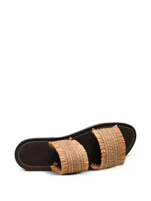 K.JACQUES Hadrine Fringed Sandals