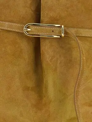 LIFFNER Large Leather Bucket Bag - Neutrals