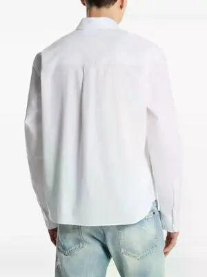 Dsquared2 Skier-embroidered Cotton Shirt