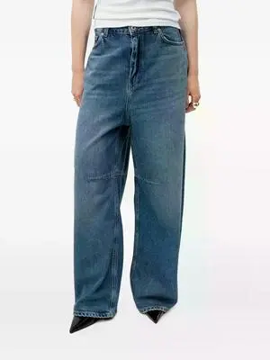 Hugo Logo-patch Wide-leg Jeans