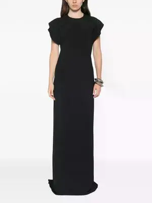 N°21 Open-back Ruffled Maxi Dress