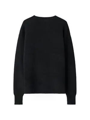 LEMAIRE Boat-neck Sweater - Black