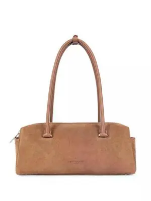 LANCASTER Suede-finish East-west Bag - Brown