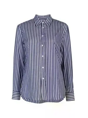 NILI LOTAN Raphael Striped Shirt