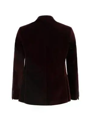 Pal Zileri Velvet Single-breasted Blazer