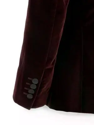 Pal Zileri Velvet Single-breasted Blazer