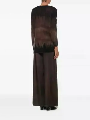 Avant Toi Tie-dye Boat Neck Sweater