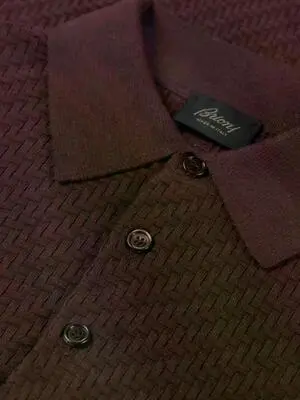 Brioni Knitted Polo Shirt