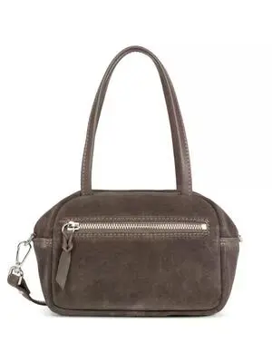 LANCASTER Suède It Suede Zip-fastening Shoulder Bag Brown