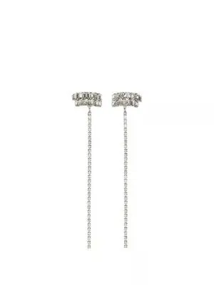 Magda Butrym Crystal-embellished Drop Earrings - Silver
