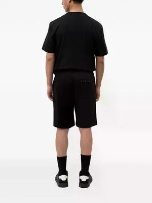 Hugo Darispan Cotton-terry Shorts With Artwork-patch
